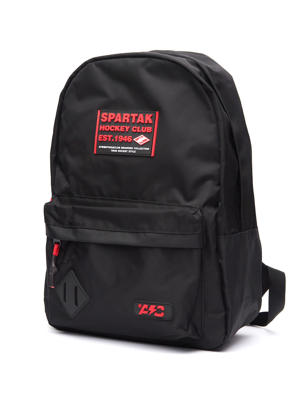 Рюкзак мужской ХК Спартак черный Атрибутика и клуб; рюкзак школьный; спортивный