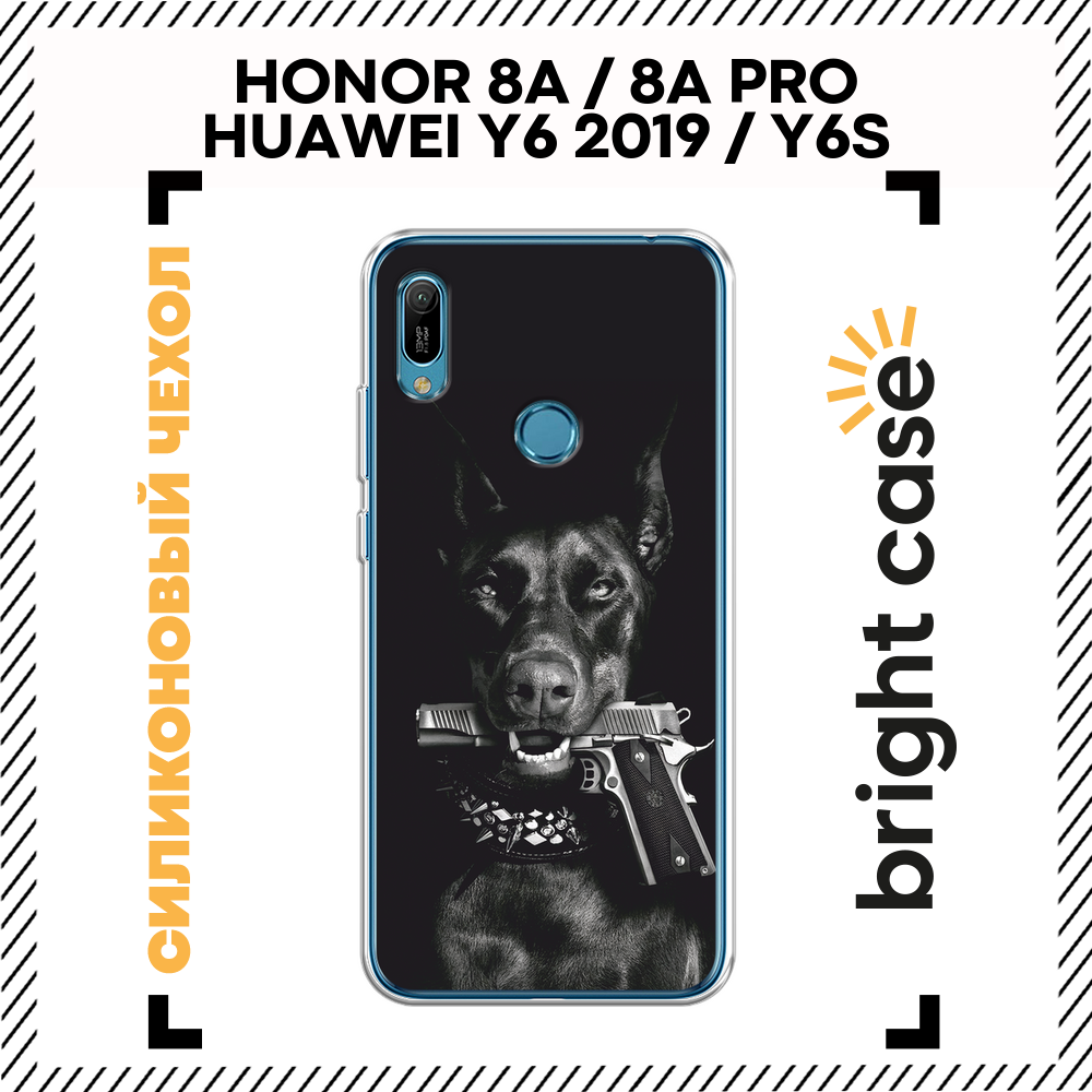 Чехол на Huawei Y6 2019/Honor 8a/8a Pro/Y6s / Хонор 8А с принтом Доберман