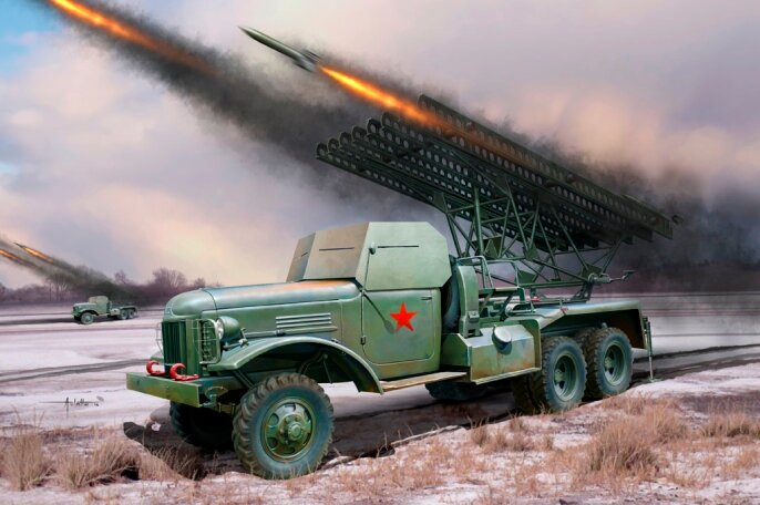 83846 Hobby Boss Cоветская боевая машина реактивной артиллерии БМ-13Н 1/35