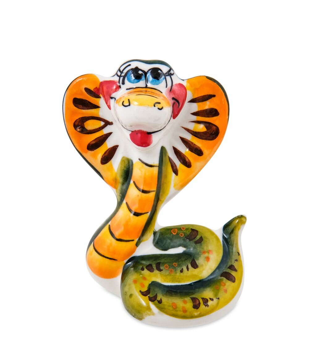 Фигурка "Кобра Маня" цв. (Гжельский фарфор)