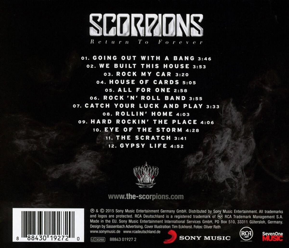 Компакт-диск Scorpions. Return To Forever (CD) — фото 1