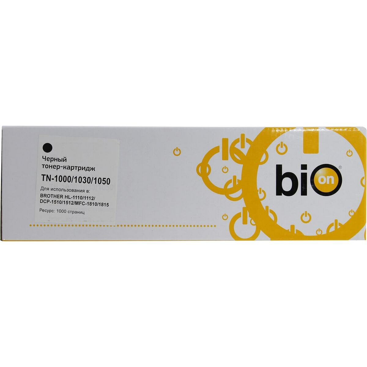 Картридж Bion TN-1000(75)/1030/1050/ для Brother HL-1110/1112/DCP-1510/1512/MFC-1810/1815