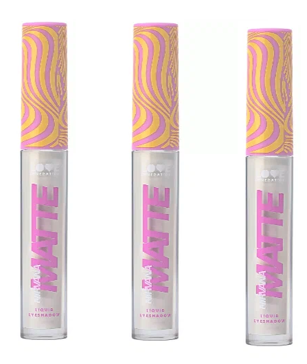 Матовые жидкие тени для век Love Generation Nirvana, тон 03 белый, 3 мл 3 шт