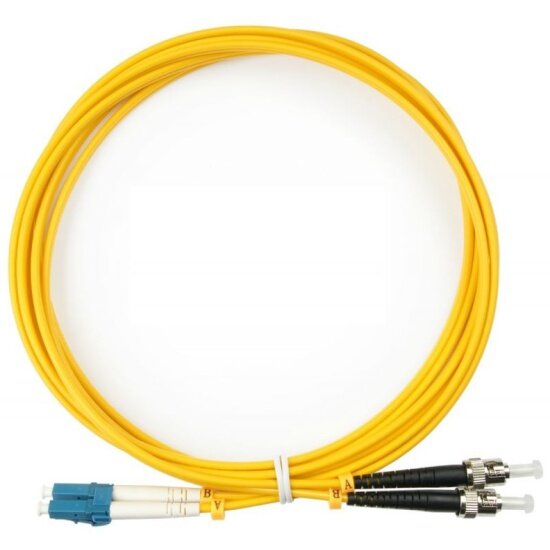 Патч-корд оптический Toplan , дуплексный, LC/UPC-ST/UPC, 657A1, 120 м, LSZH