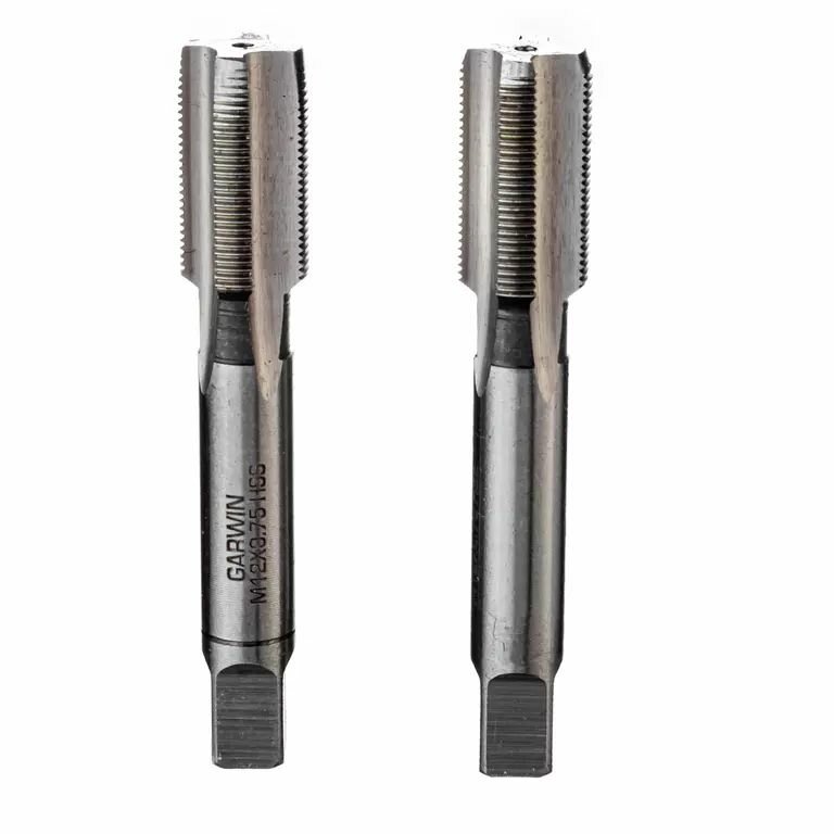 Метчики ручные Mf12x0.75, DIN 2181, HSS, 6H, комплект из 2 штук GARWIN INDUSTRIAL GM-TF120075