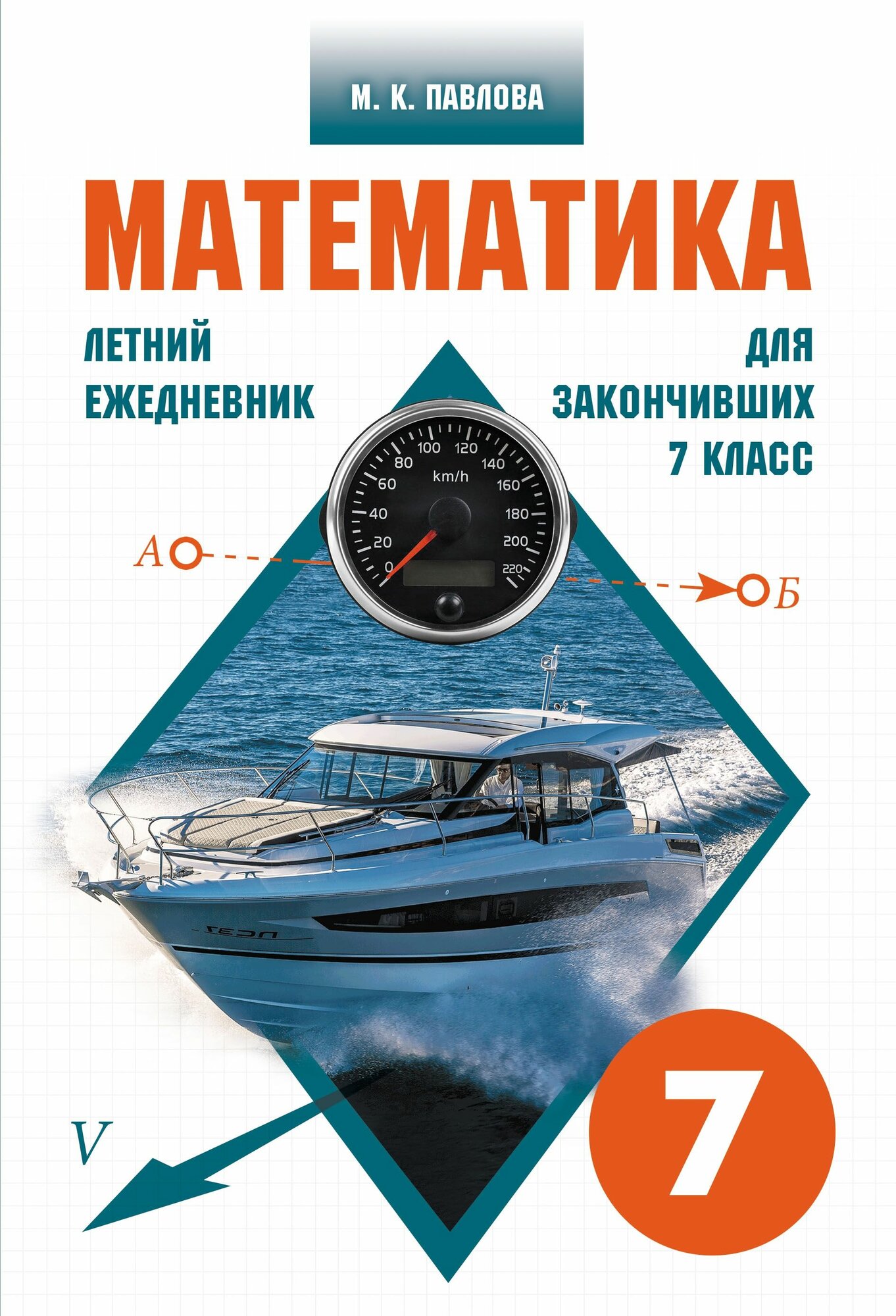 Математика. Летний ежедневник для закончивших 7 класс