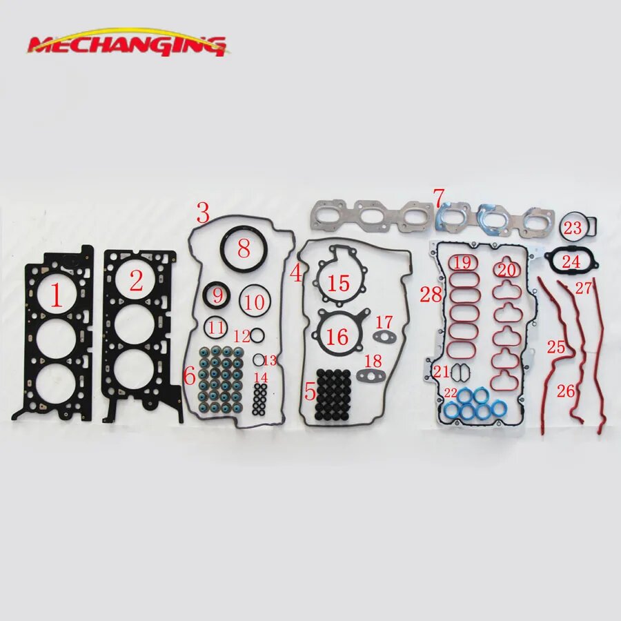 AJ для MAZDA TRIBUTE MPV II или подходит для Ford ESCAPE MAVERICK 3,0 V6 24 В комплекты для восстановления двигателя прокладка двигателя полный комплект 50235700