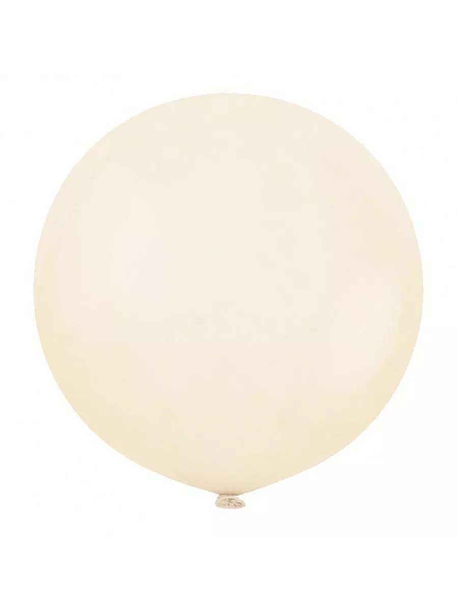 Белый песок, Пастель / White sand, латексный шар (24"/60 см ) 1 шт. / Веселуха, Турция