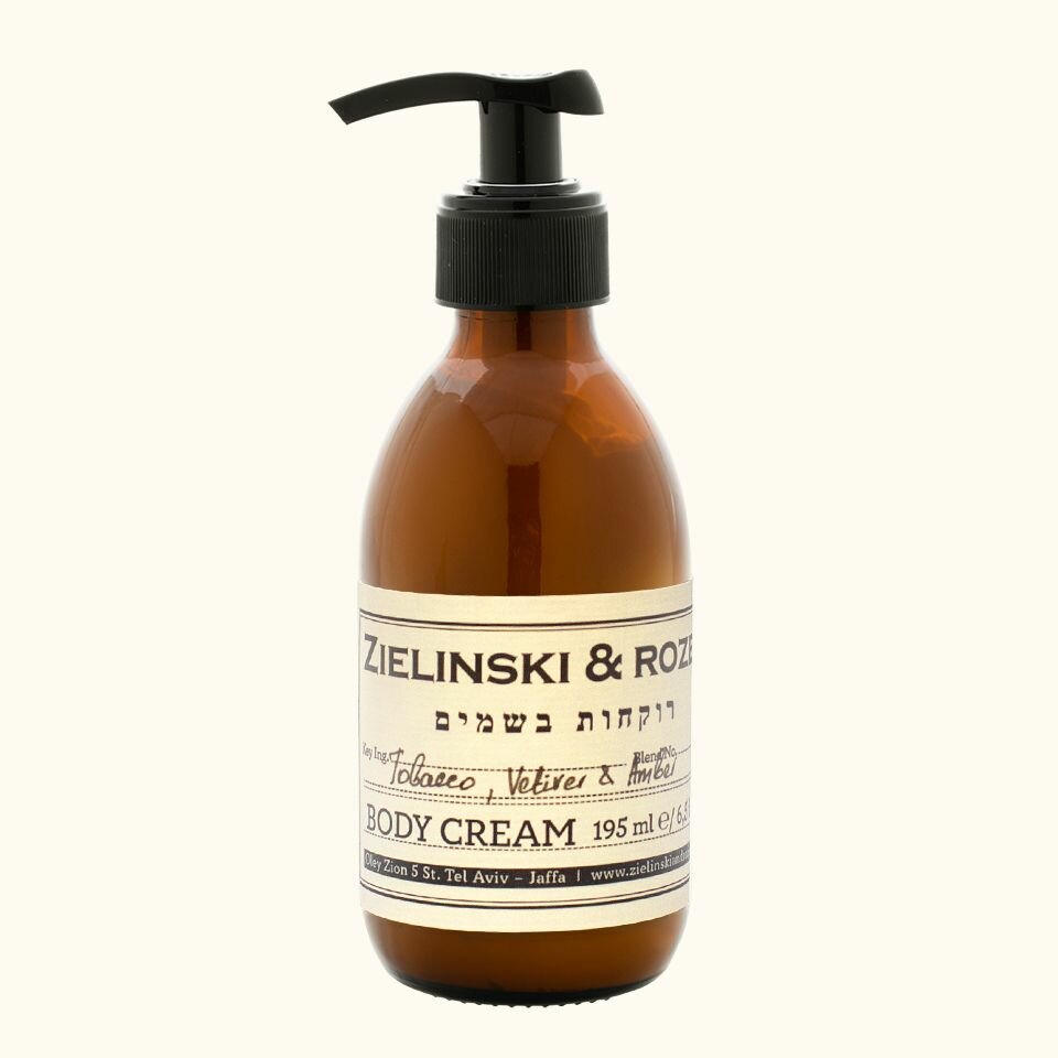Zielinski & Rozen Крем для тела Табак, Ветивер, Амбра (195мл)