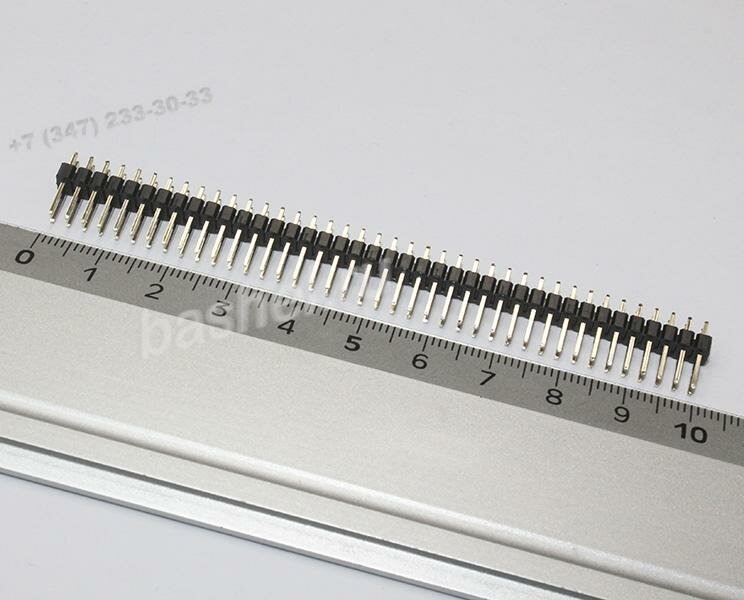 Разъем штыревой PLD-2х40 (2,54), KLS