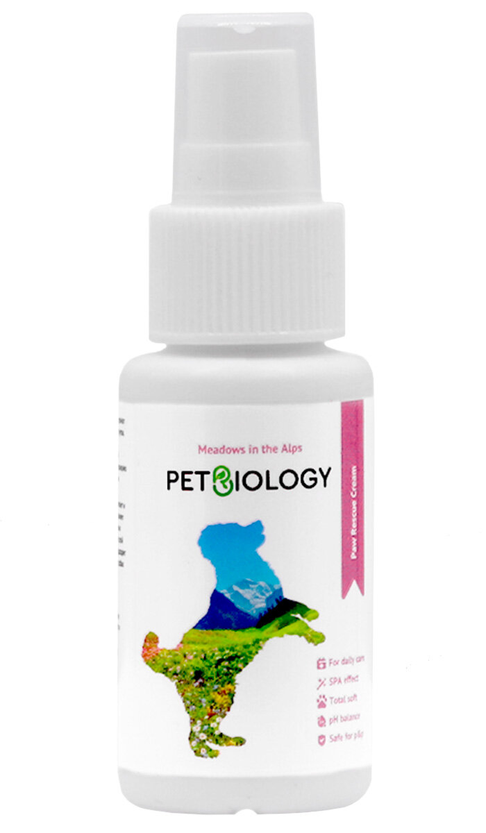 Крем для лап PetBiology Альпийские луга д соб и щен с ароматом розы, ромашки и альпийских трав 50 мл 1 шт