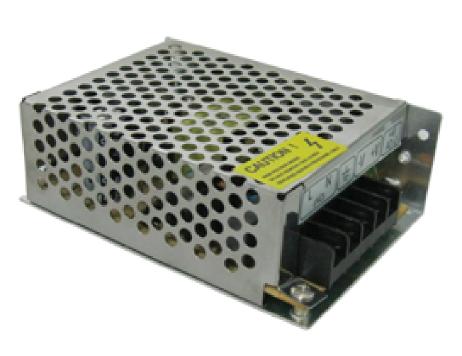 Драйвер Ecola / Экола LED strip Power Supply для светодиодной ленты в металлическом корпусе, серый, 110х77х37мм, 60Вт, 220-12V, IP20 / блок питания