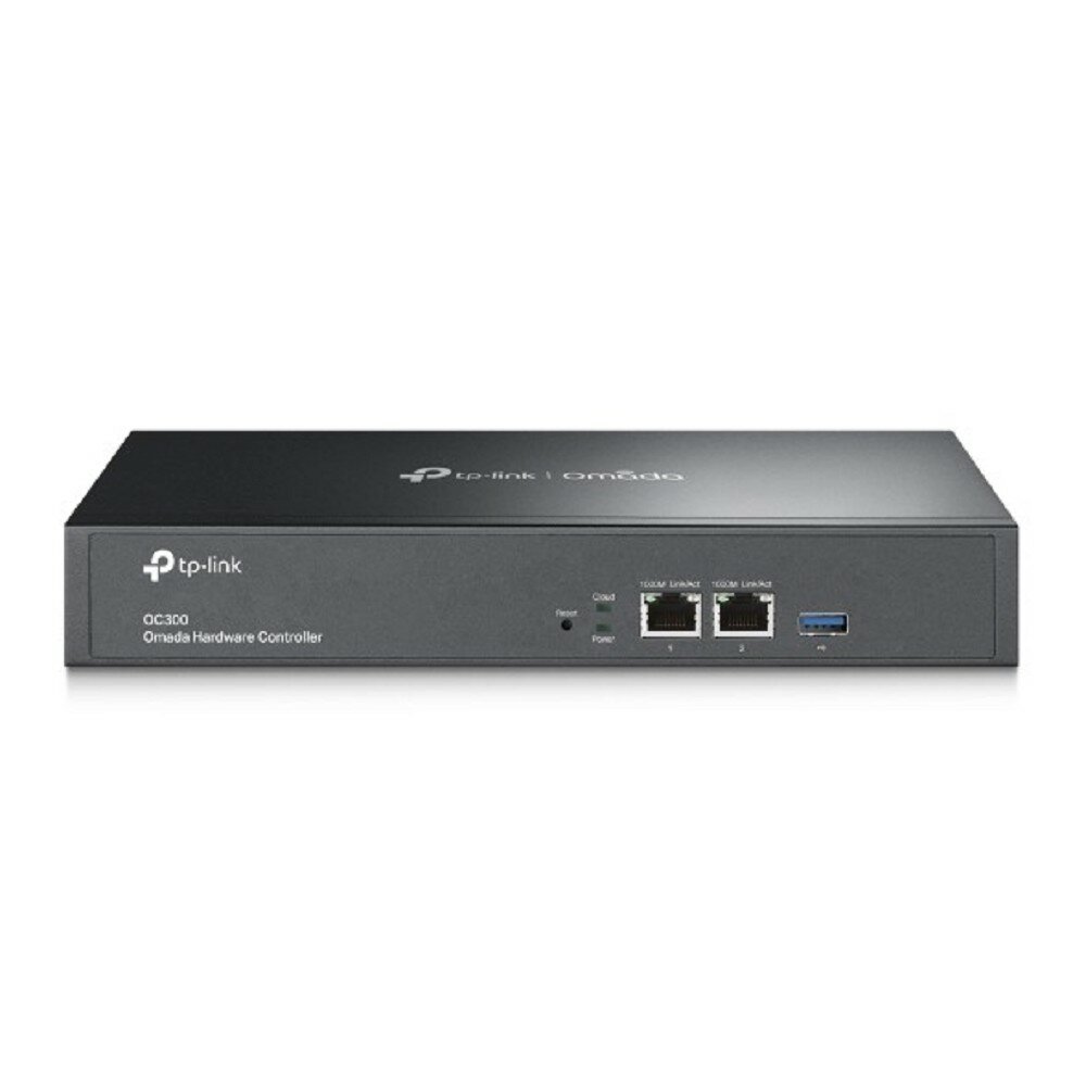 Контроллер TP-Link Omada OC300 аппаратный, 2xRJ45 1Гбит/с, 1xUSB 3.0, 700 точек, 100 роутеров Omada, 100 коммутаторов JetStream
