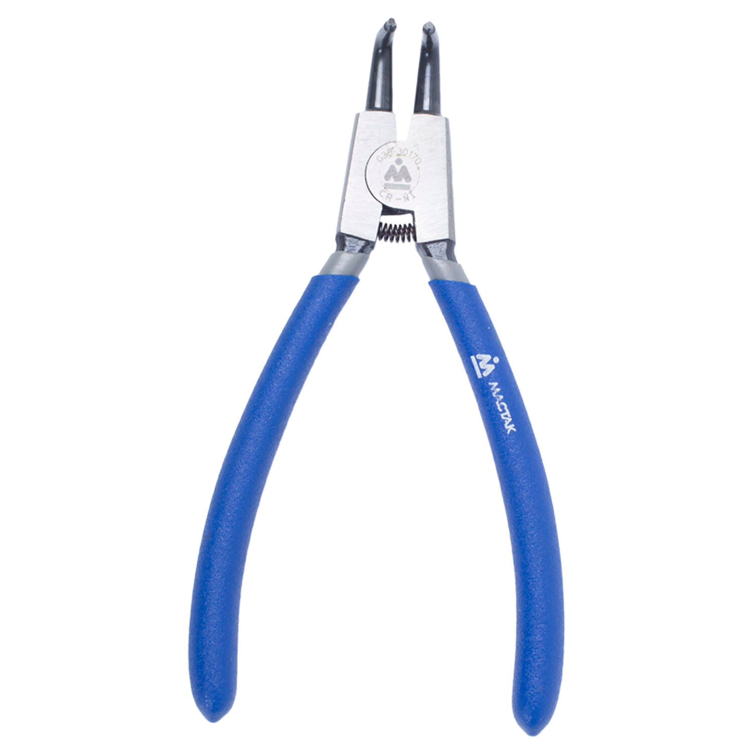 Съемник для стопорных колец 170 мм, загнутые, разжатие мастак 033-30170H