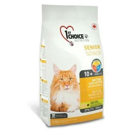 1st CHOICE корм для кошек Mature or Less Active 2.72кг цыпленок