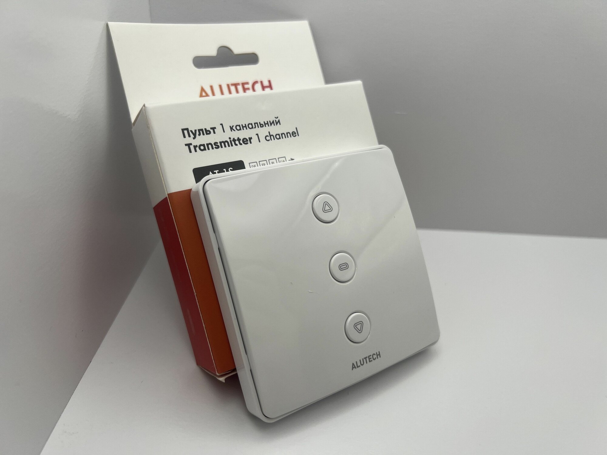 Alutech, Пульт 1 канальный AT-1S настенный для управления автоматикой, 326040100, 3 шт.