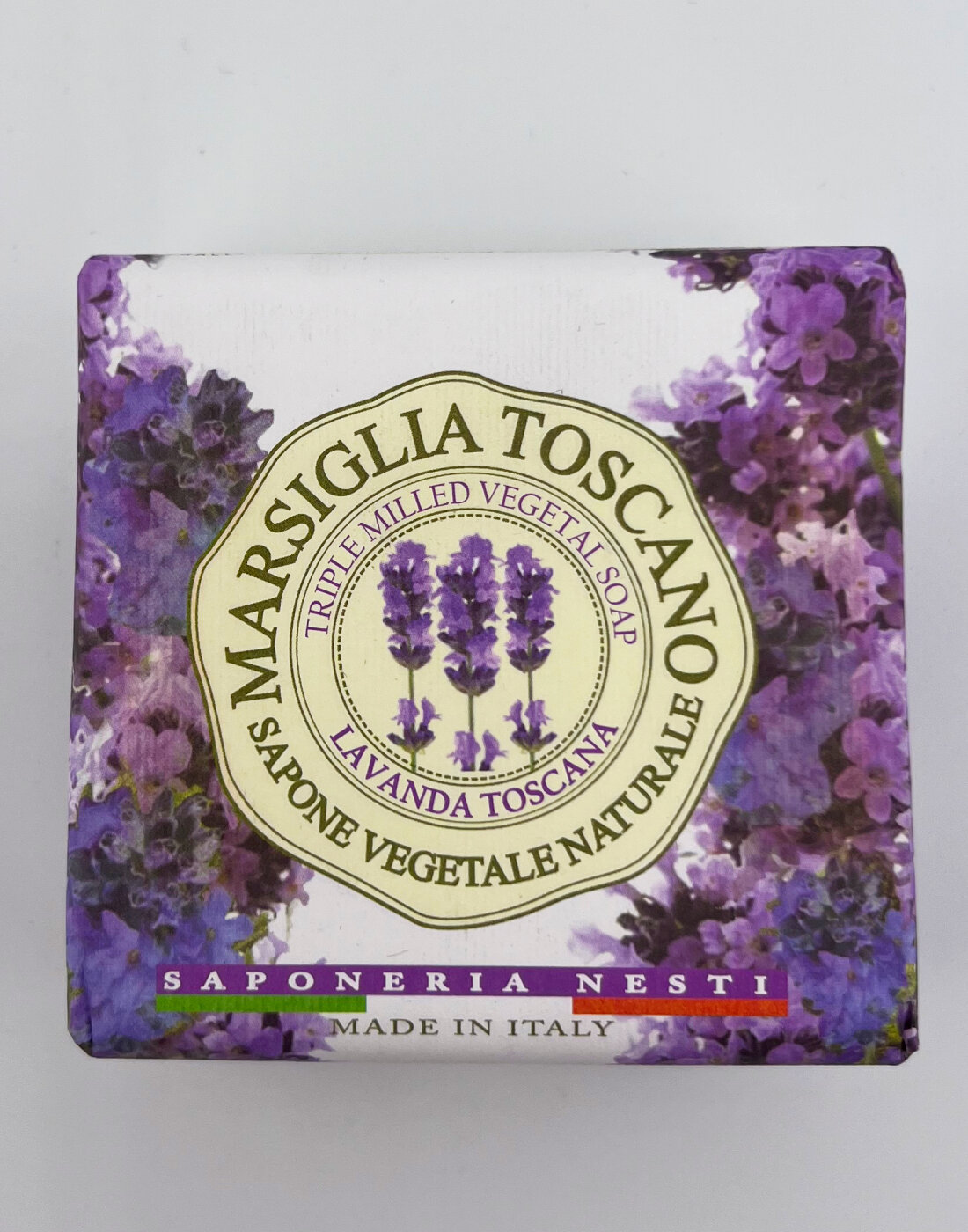 Мыло кусковое Nesti Dante Marsiglia Toscano Lavanda Toscana (Лаванда Тоскана) 200г