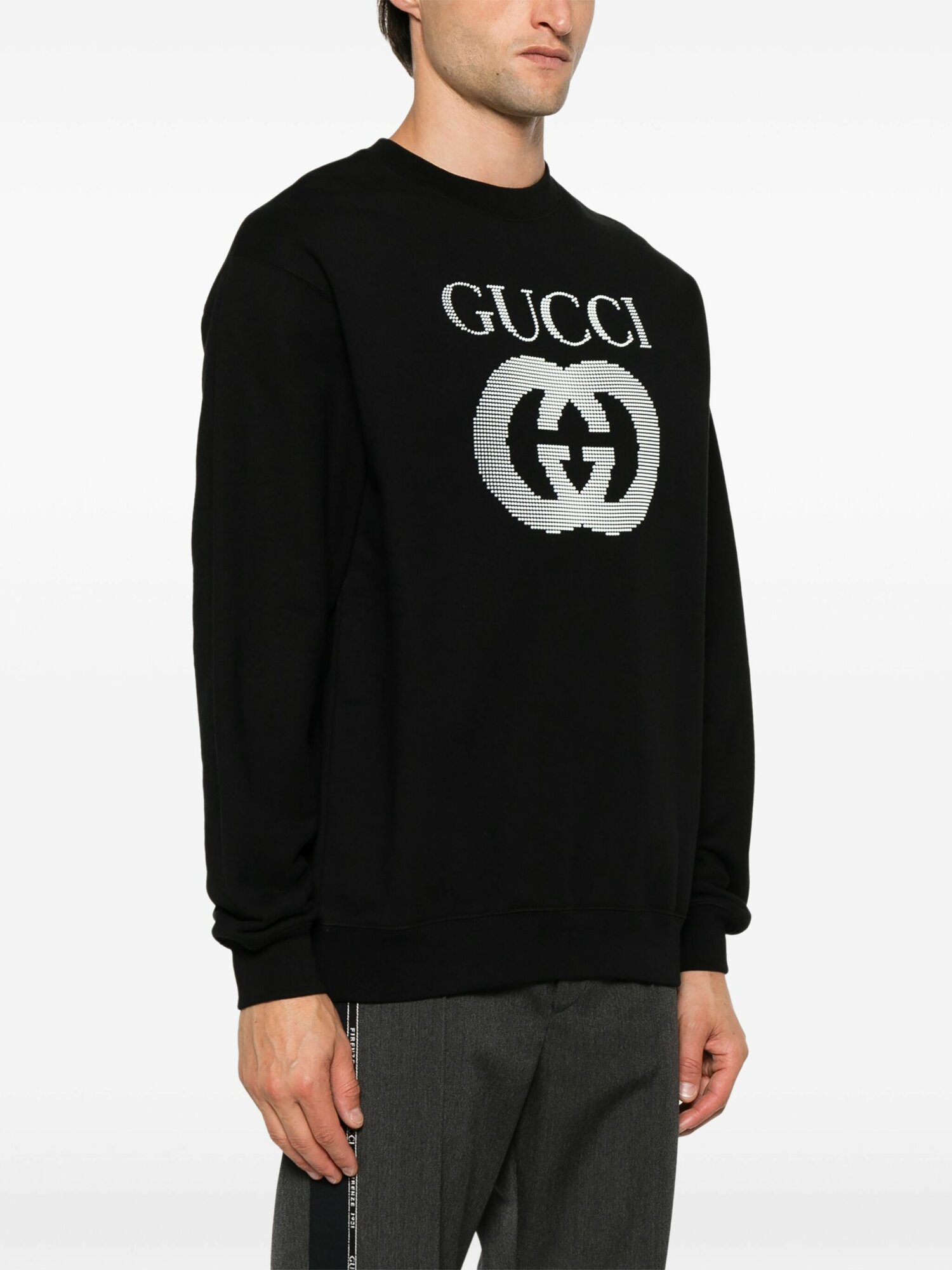 Толстовка GUCCI Interlocking G, размер 52, , black/black — фото 1