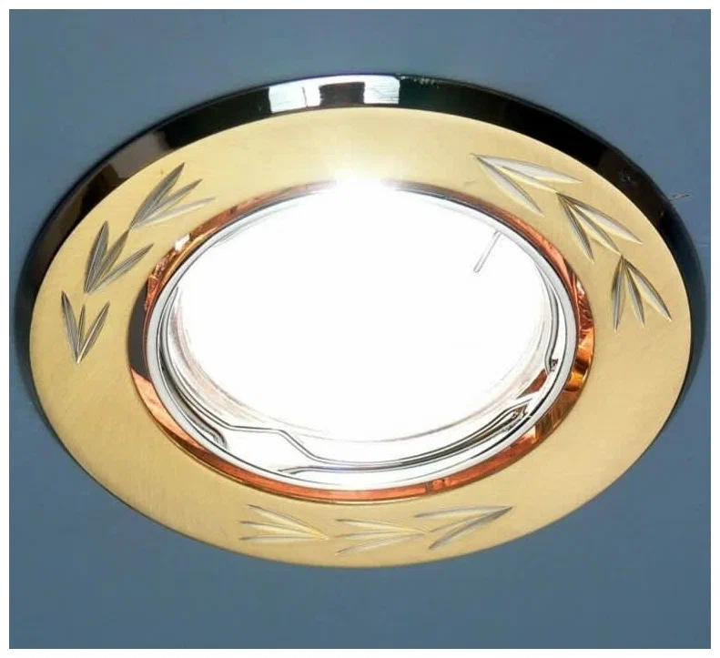 Светильник MR16 встраив.704A CZ (SG/N) сатин золото/никель Elektrostandard