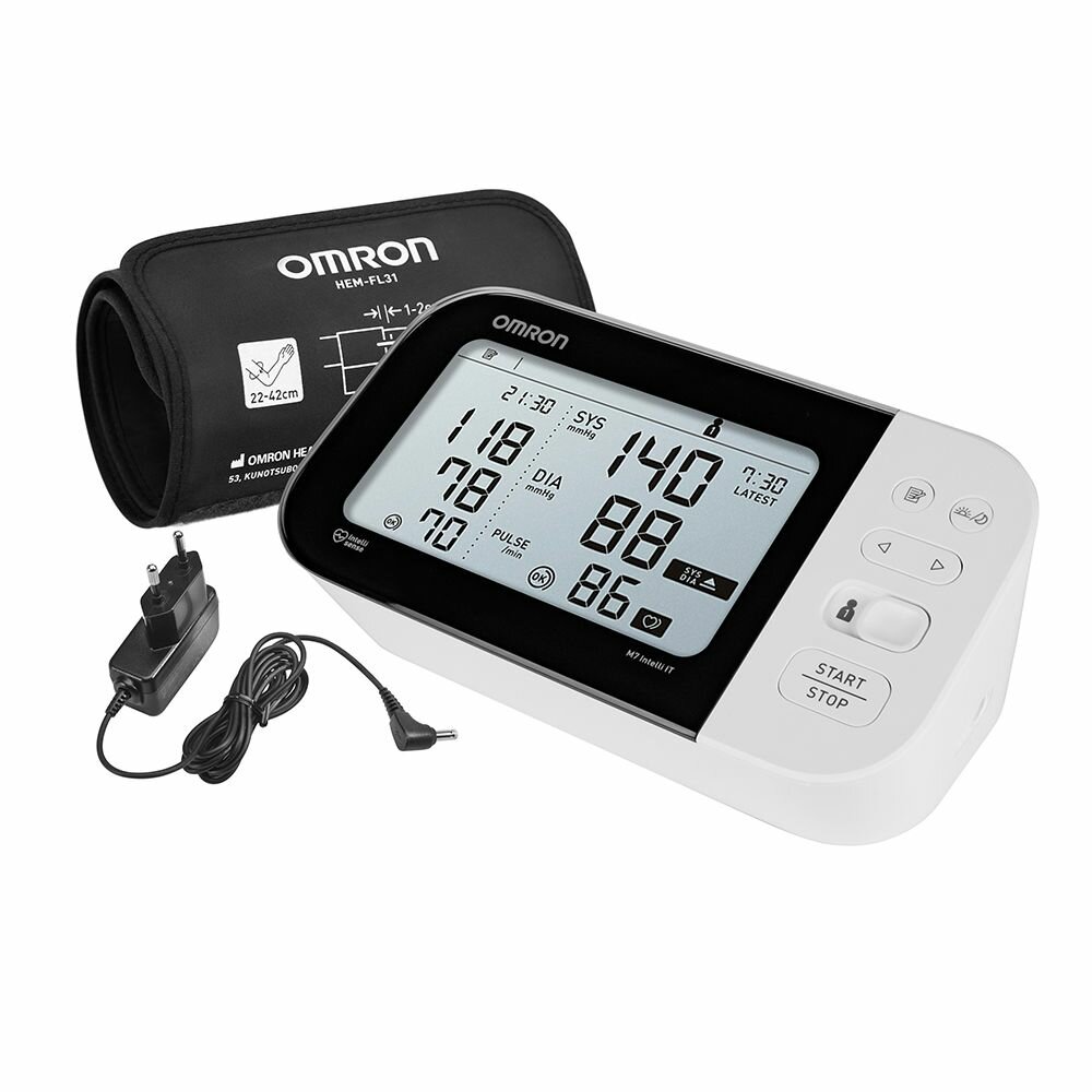 Тонометр автоматический на плечо OMRON M7 Intelli IT (HEM-7361T-ALRU)