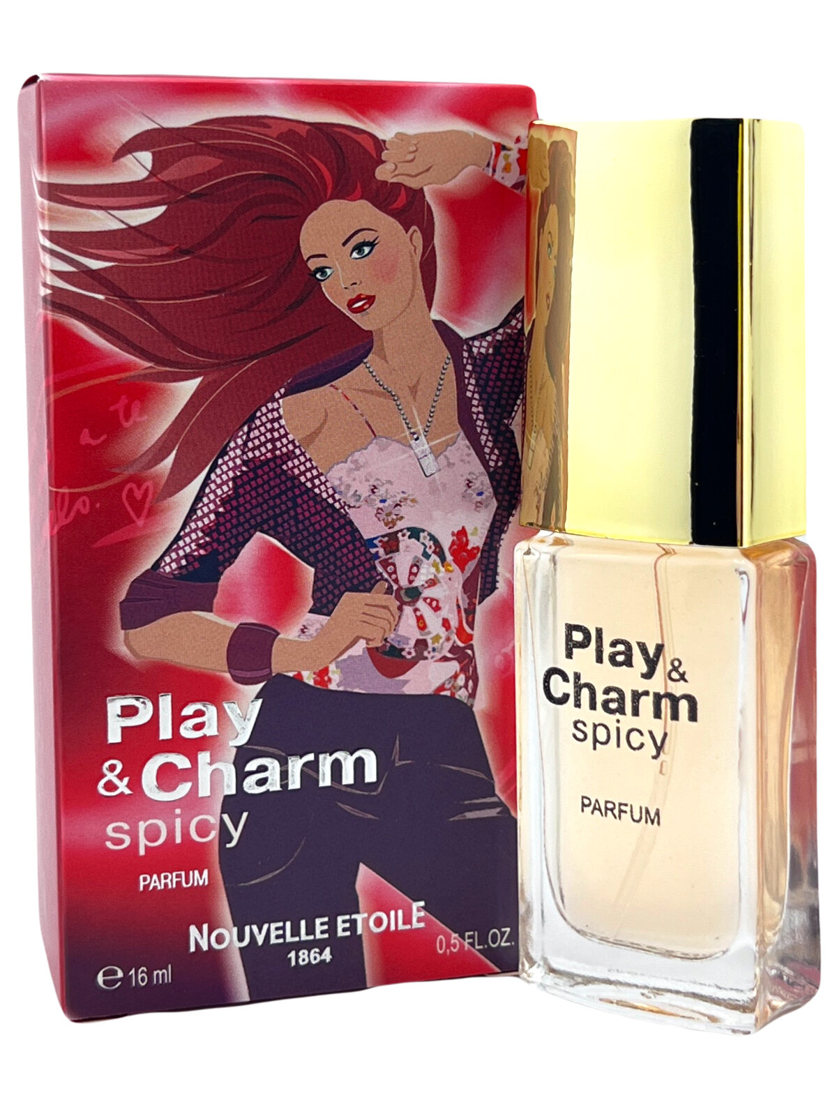 Духи Женские Новая Заря Играй и очаровывай Spicy(Play&Charm Spicy) (parfum) 16мл