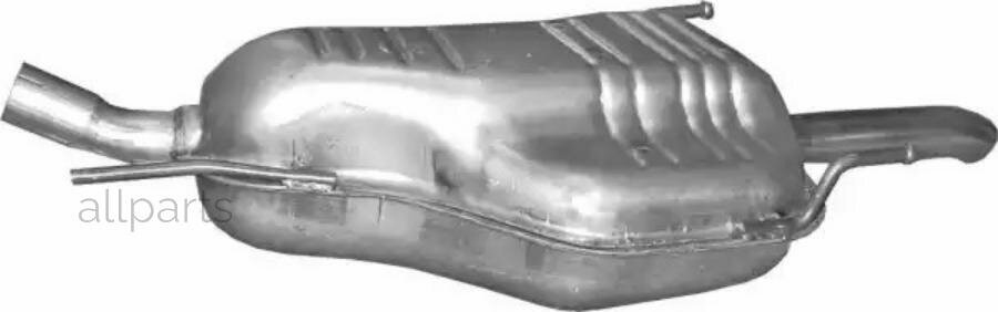 POLMOSTROW 17.625 Глушитель задн часть OPELl: ZAFIRA 1.8 16V 03-05