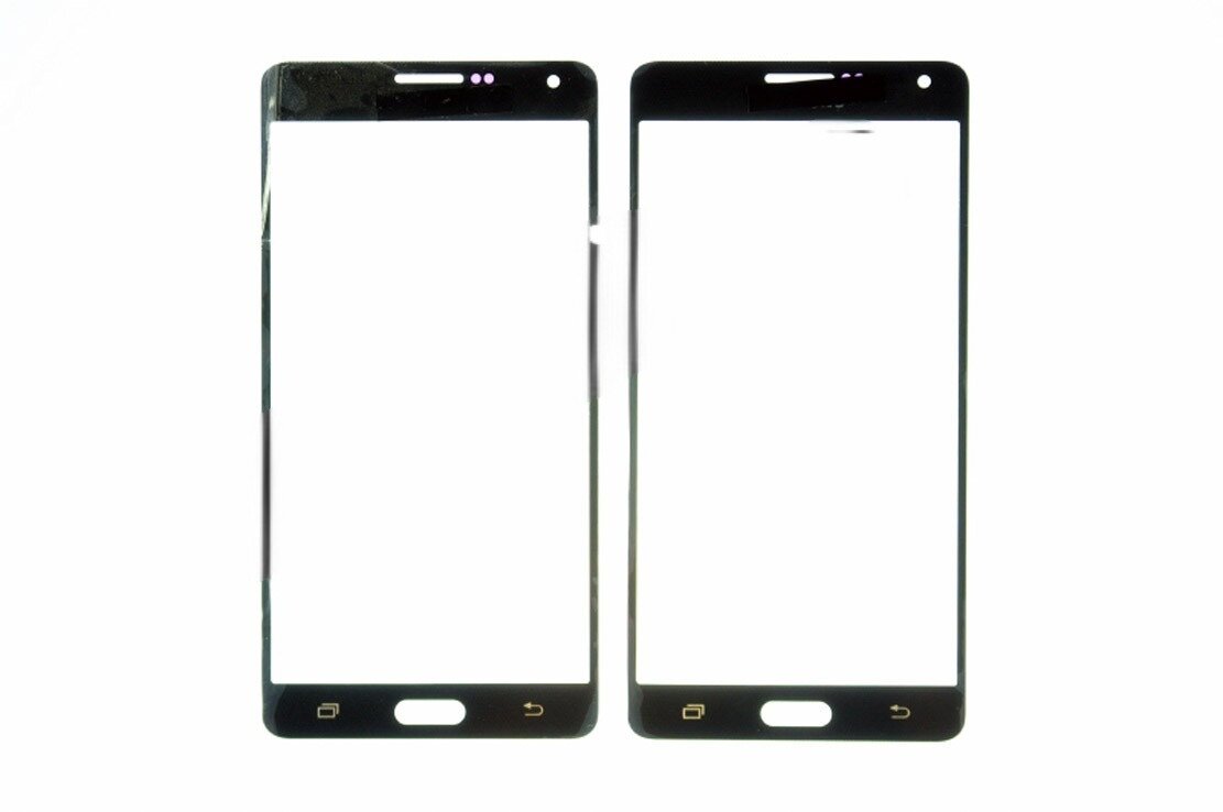 Стекло для переклейки Samsung A7/A700F черный