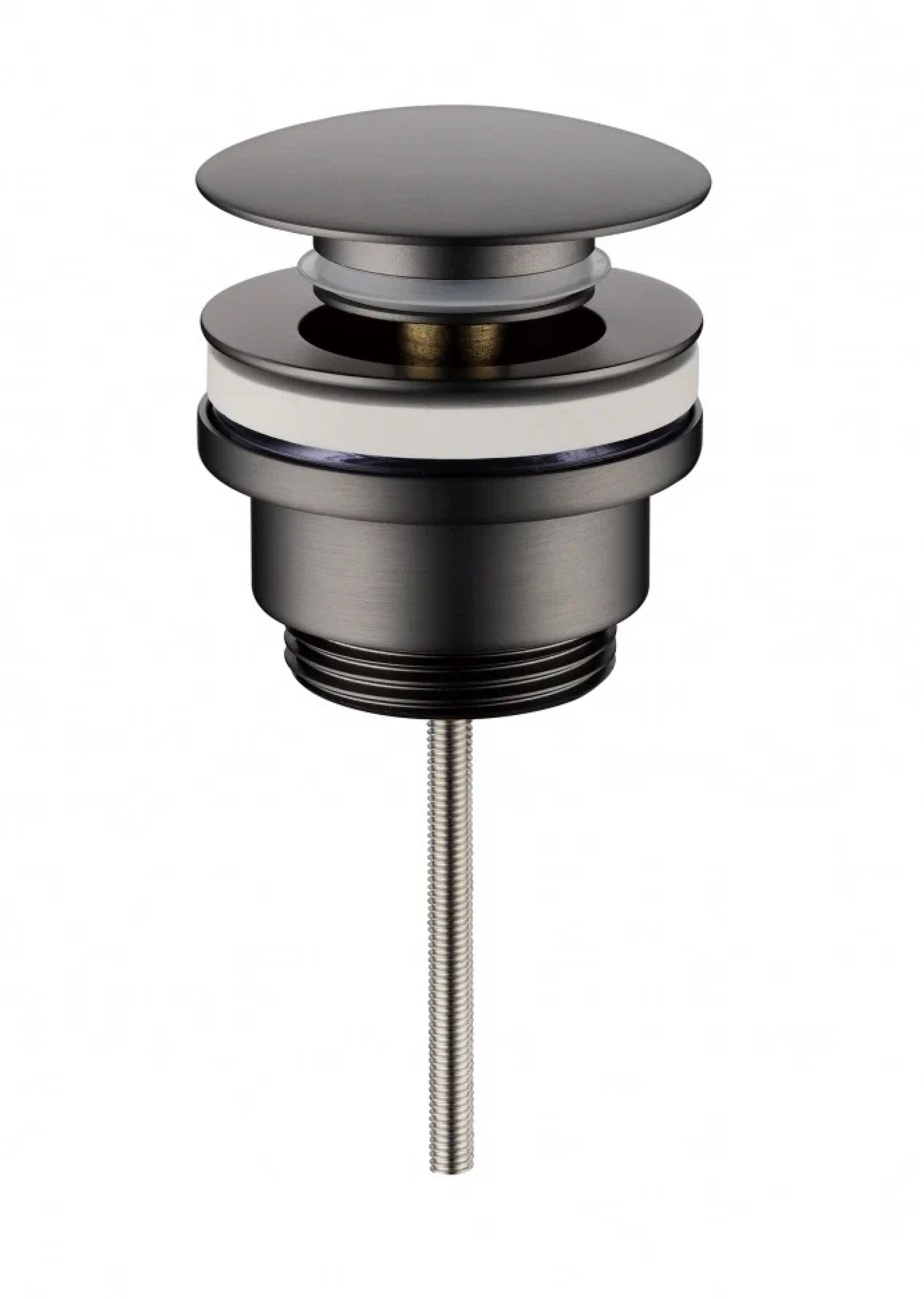 Донный клапан Grocenberg GB106 Графит, латунь, для ванны, круглый