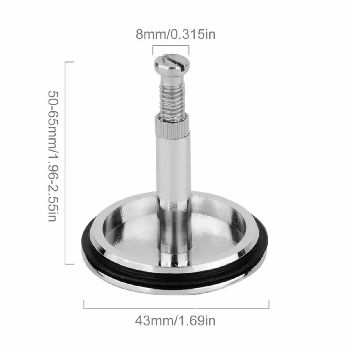 Пробка для ванны латунная 43mm A