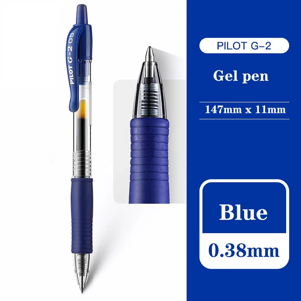 Гелевая ручка Pilot G-2 Blue 0.38mm