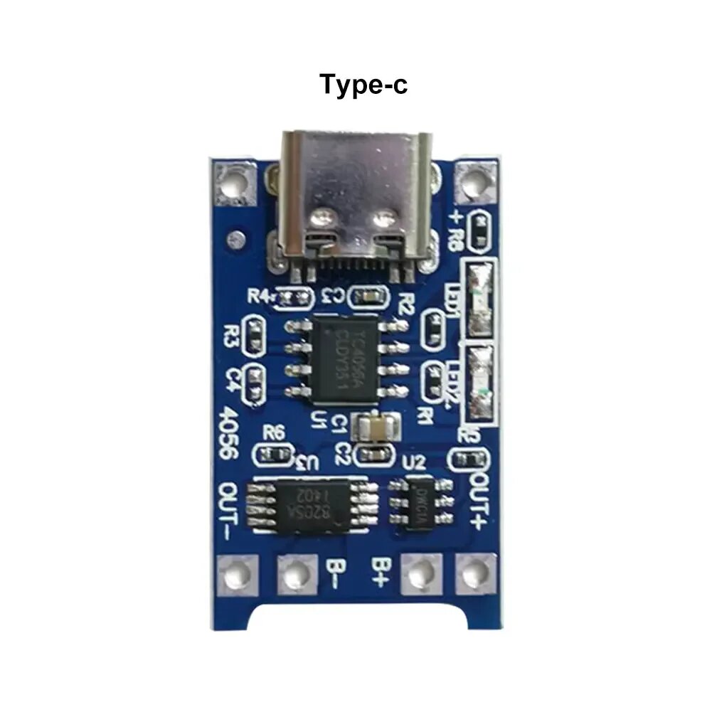 Зарядное TP4056 Type C для аккумуляторов 18650 5В 1А