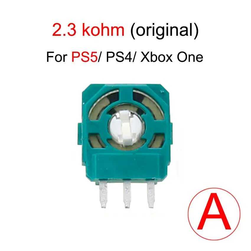 Потенциометр джойстика 2.3K Green PS5/PS4/Xbox One