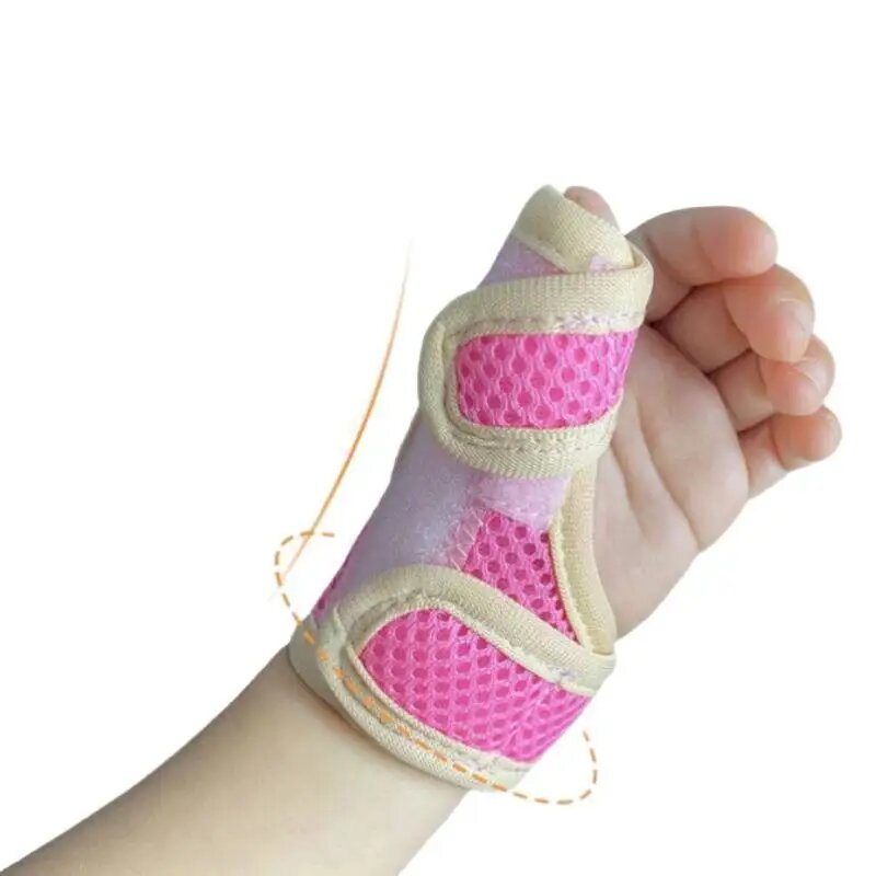 Детский ортез для большого пальца Розовый, XS, Pink Left
