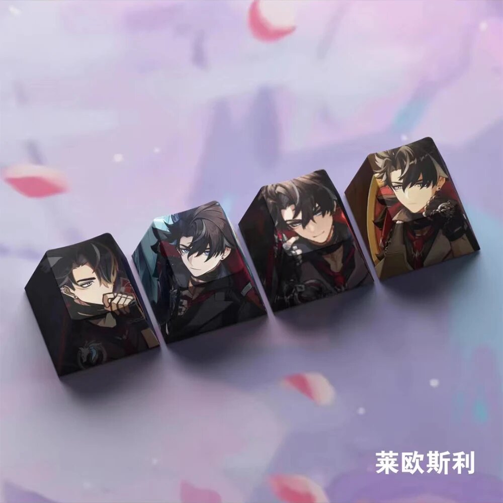 Genshin Impact PBT Keycaps Cherry Profile R4 19