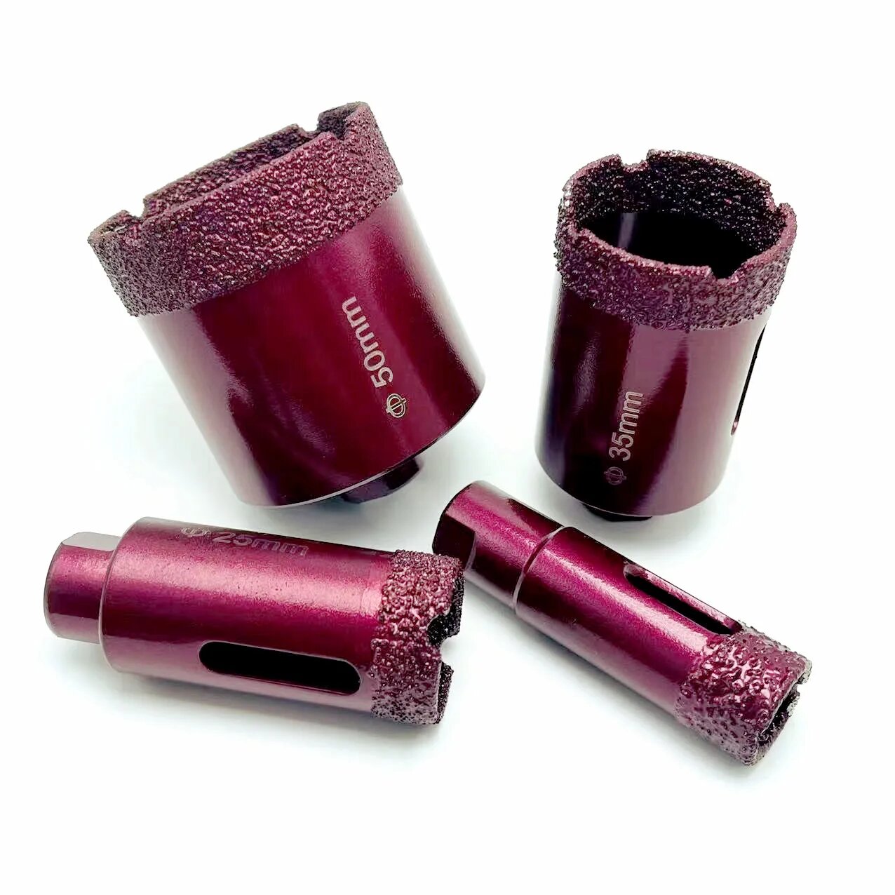 Резьба M10, вакуумная пайка, сухие алмазные сверла, коронки для керамической плитки, кольцевая 40 мм