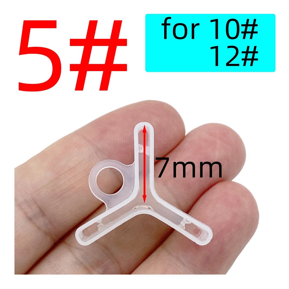 Защитные чехлы для рыболовных крючков 50 шт 5(size 5)