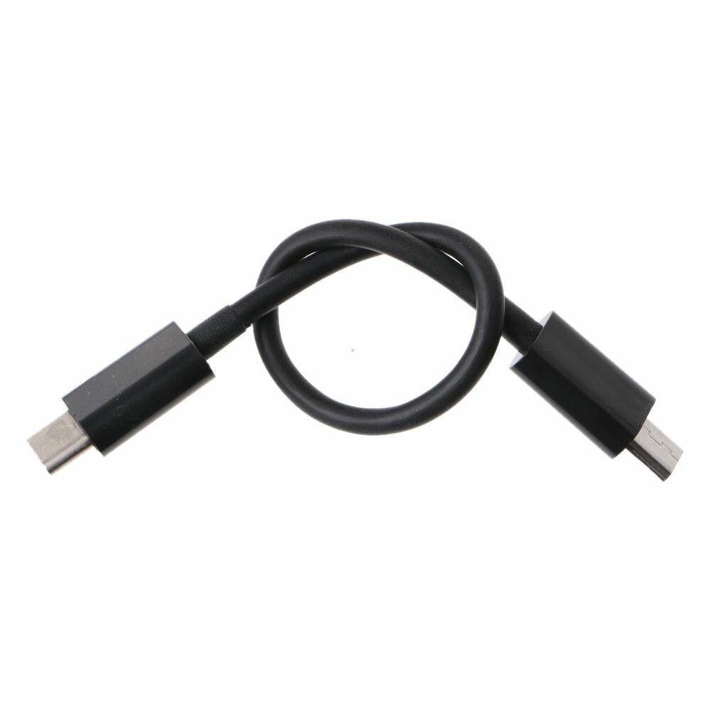 USB 3.1 Type-C к USB 2.0 Micro-B Micro USB Кабель-адаптер для зарядки и передачи данных, черный/белый