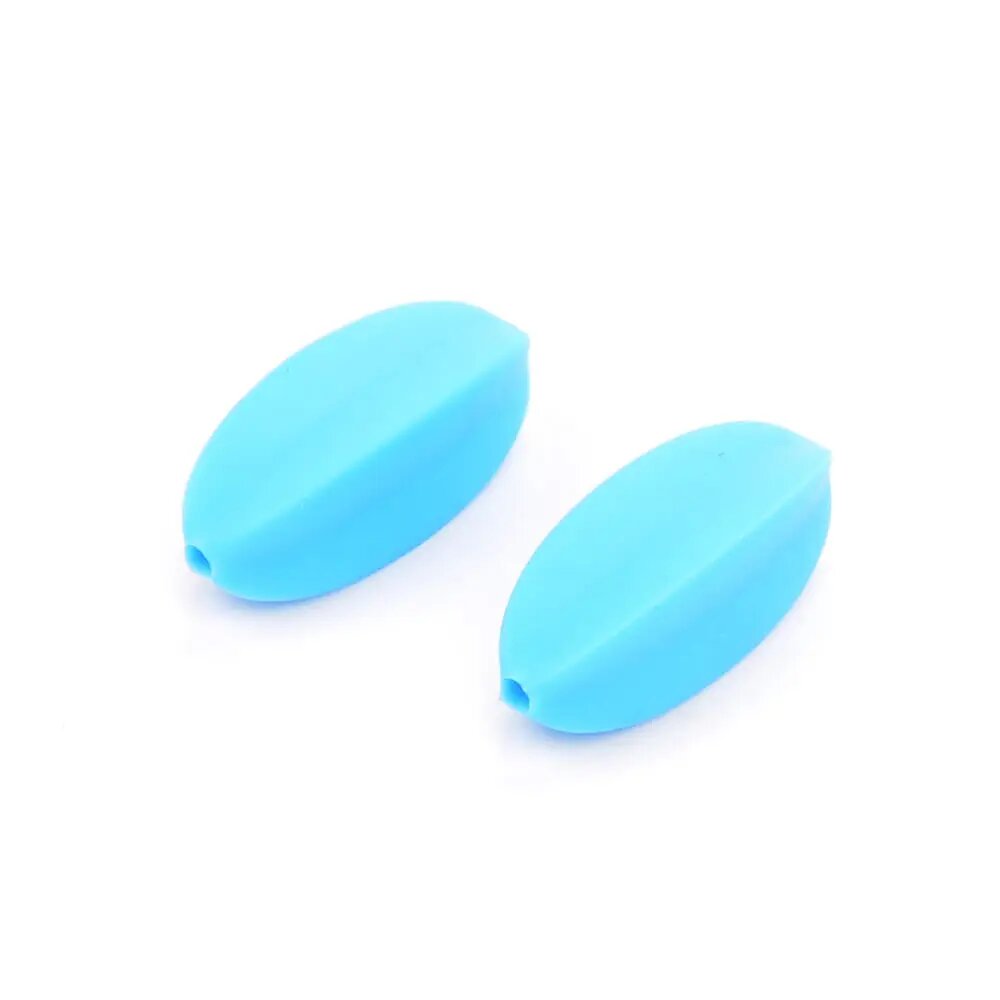 Силиконовые бусины LOFCA, цвет deep skyblue