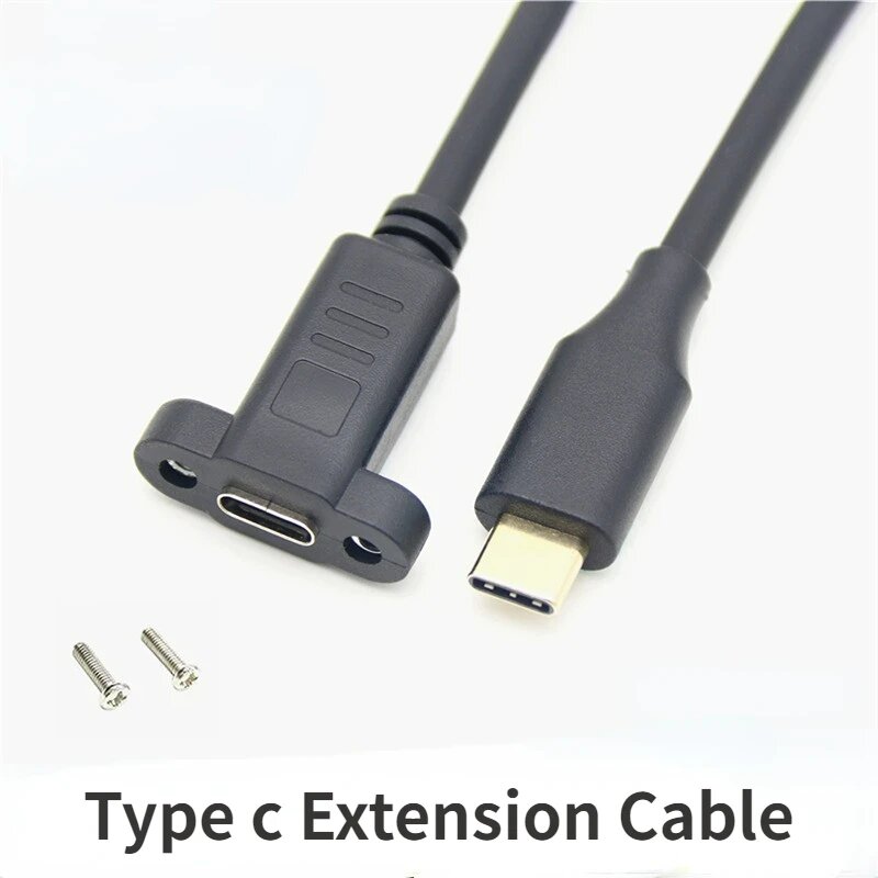 USB 2.0 кабель USB-C на USB 2.0, 0.3 м, черный — фото 1