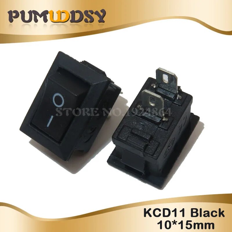 Переключатели Кнопочные PUMUDDSY 10шт 10x15 мм черных, красных и белых