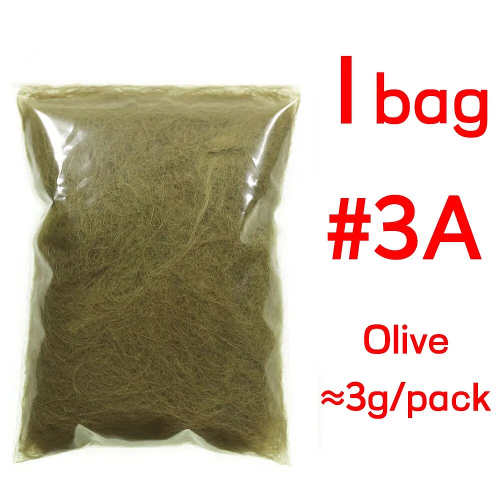 Bimoo Кроличий мех Olive #3A, 3г