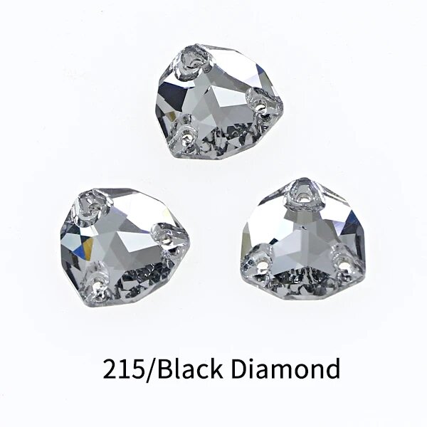 Стразы кристалл 14 шт 12x12mm, Black Diamond 215