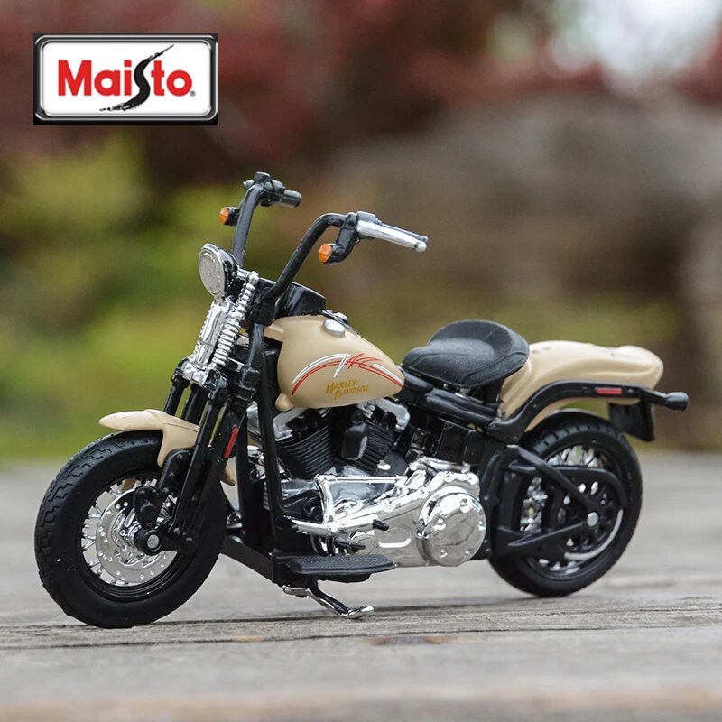 Maisto Harley-Davidson Cross Bones, белый, 1:18