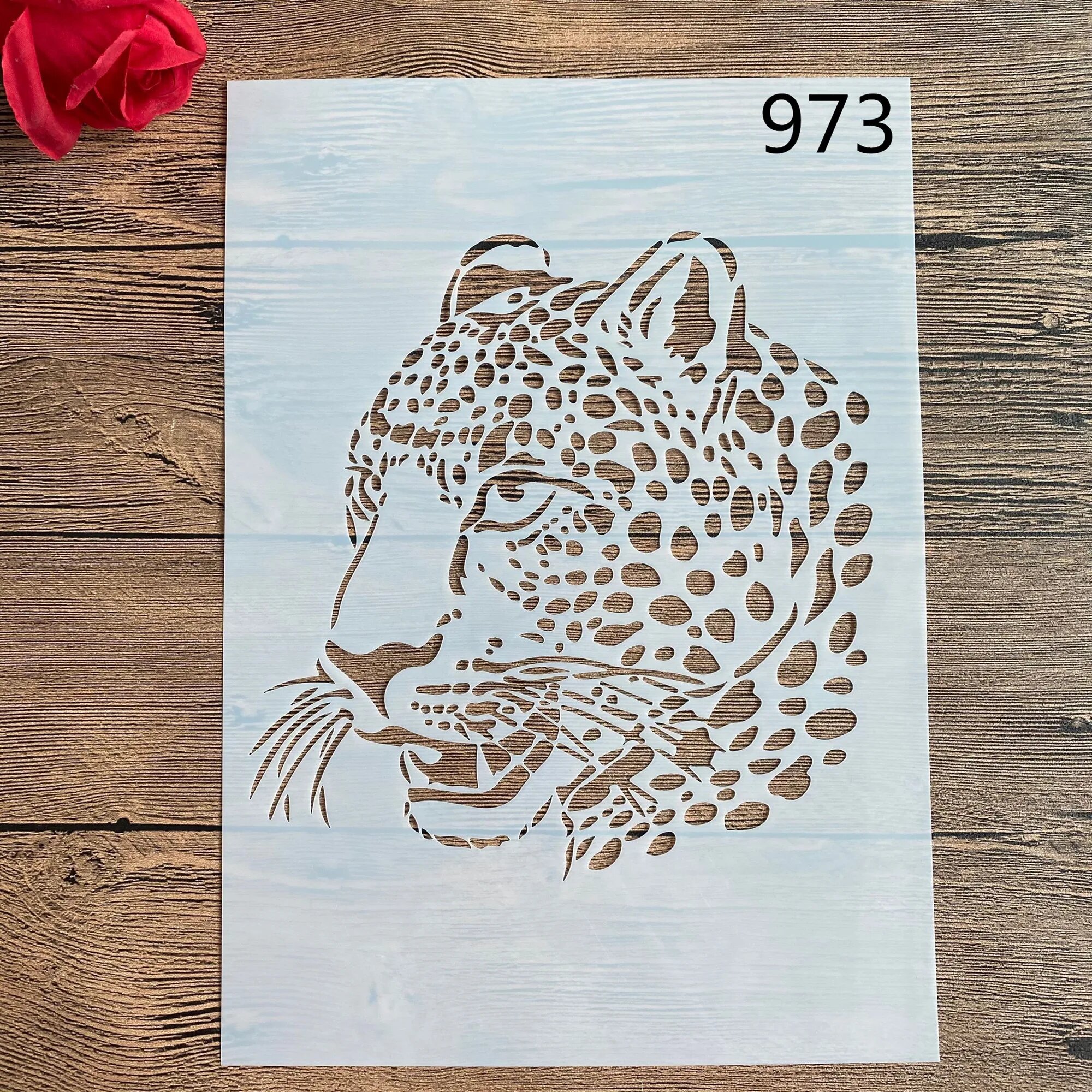 Трафарет для рисования Leopard 973