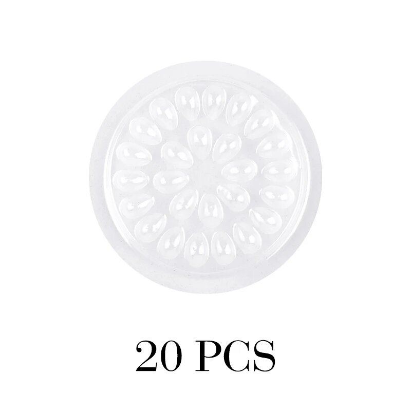 Держатель клея для ресниц Lanjinglin, 20 шт 20PCS Transparent