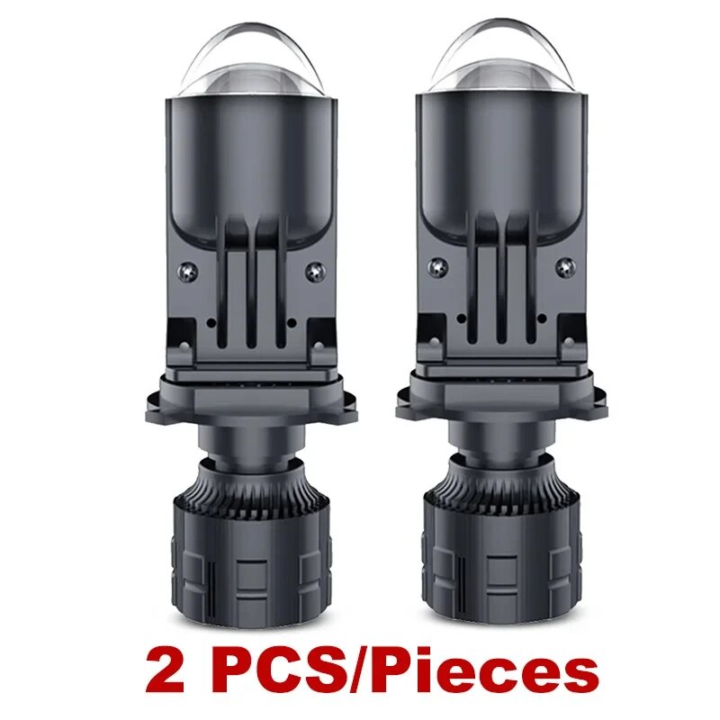H4 Bi LED линзовые фары 2PCS, Right-Hand Drive