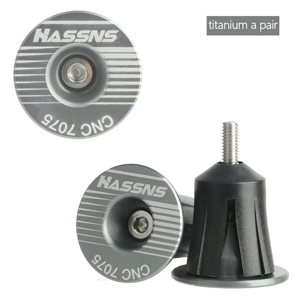 Заглушки руля HASSNS Titanium, CNC 7075