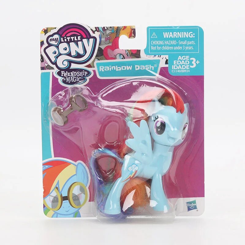 My Little Pony Rainbow Dash, голубой, 3+