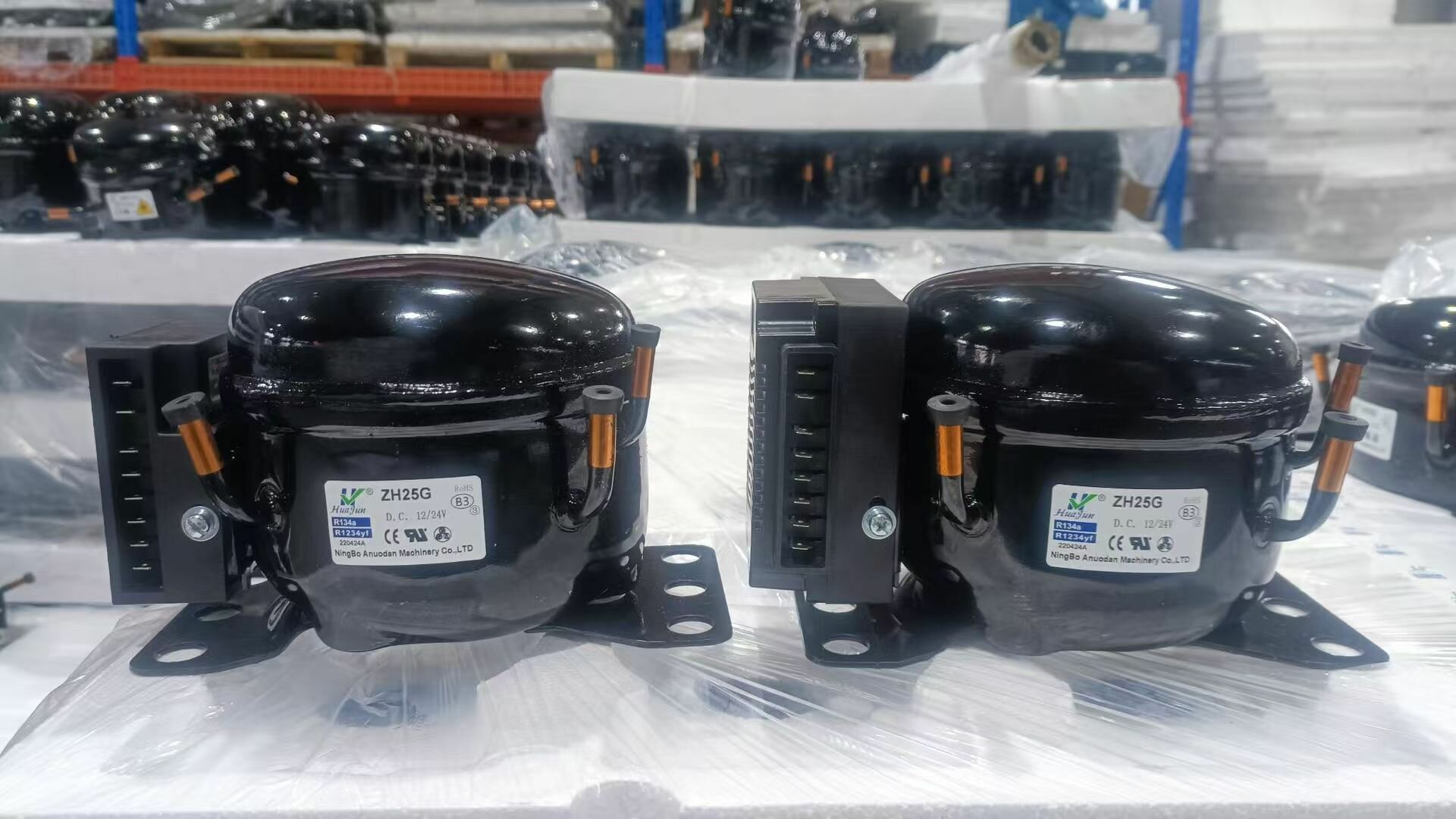 12V 24V DC Компрессор, постоянного тока Автомобиль пароход холодильник мини холодильник компрессор ZH25G, ZH25G, ZH35G, ZH45G, ZH65G,