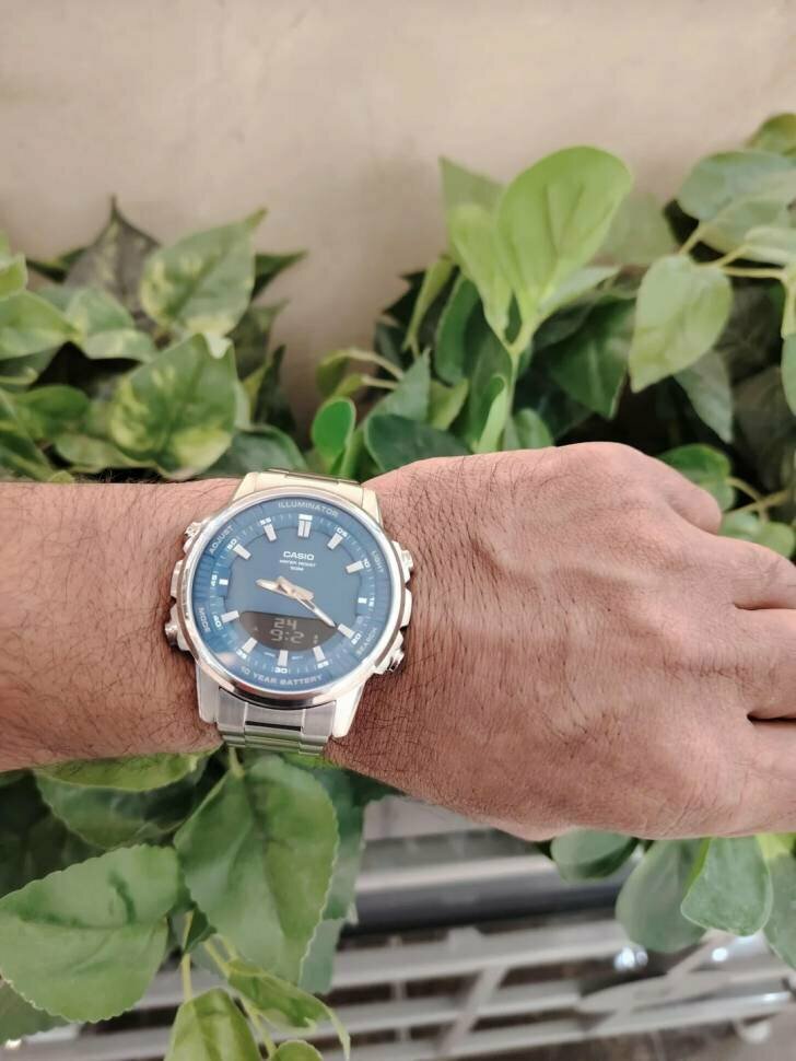 Наручные часы CASIO Collection, синий/серебристый — фото 1
